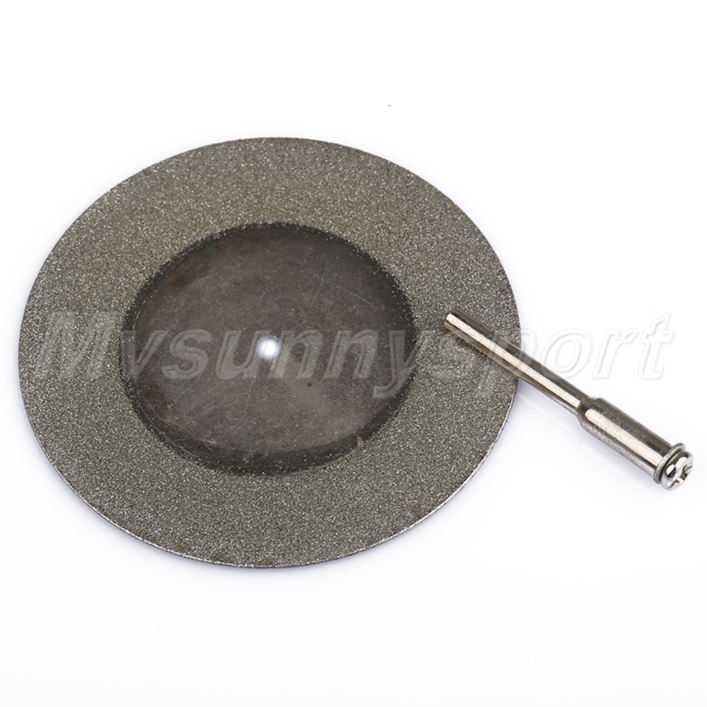 60mm Diamond Coated Cutting Discs Blade Wheel Rotary Tool with Mandrel ...
