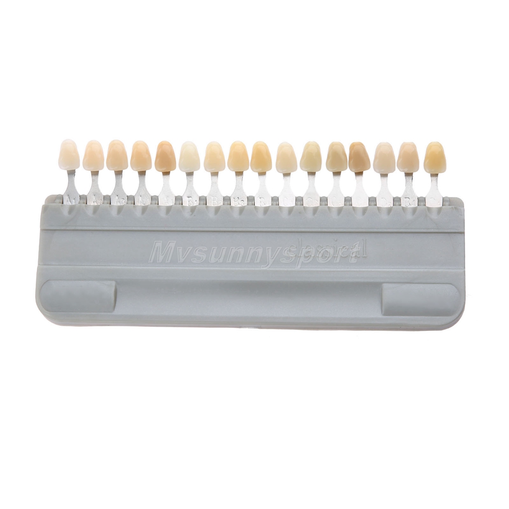 Fashion 16 Colors Pro A1-D4 Teeth Whitening Shade Guide Dental ...
