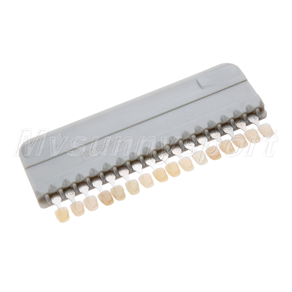 Fashion 16 Colors Pro A1-D4 Teeth Whitening Shade Guide Dental ...