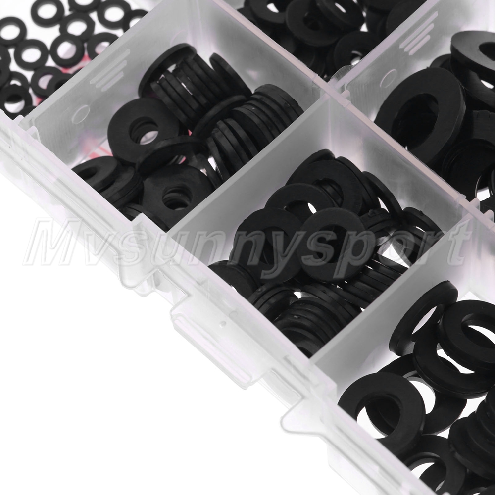 Useful Nylon Washer Kit in Plastic Box M2 - M8 Screws Bolts 350Pcs ...