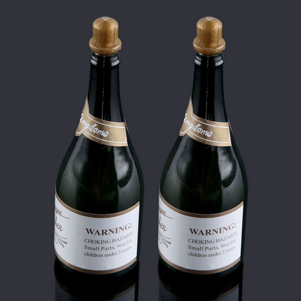 Fashion Champagne Shaped Plastic Bottles Bubble Wedding Party ...