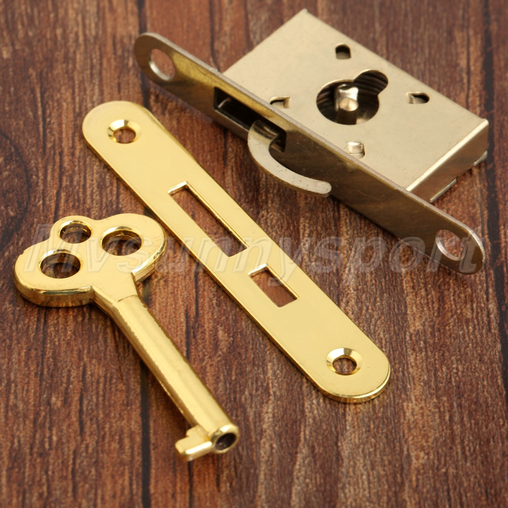 Hardware Vintage Hardware Drawer Cabinet Wardrobe Jewelry Box Lock With ...