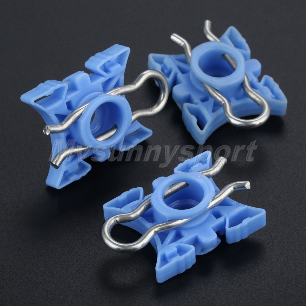 HQ 10x Car Window Regulator Repair Clips 3509416 Blue For Volvo Xc60 ...
